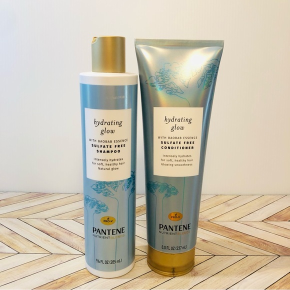 pantene | Hair | Pantene Hydrating Glow With Baobab Essence Shampoo And Conditioner Set | Poshmark